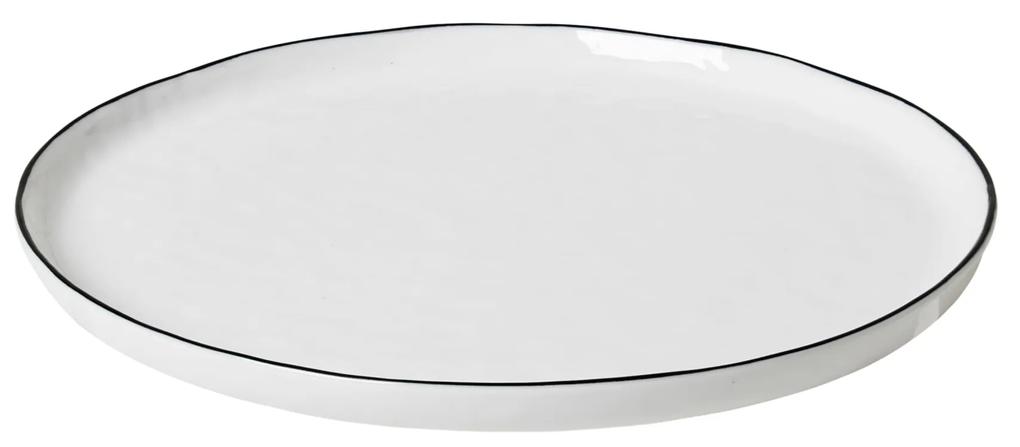 Broste Porcelánový talíř Salt Ø 22 cm, bílá barva, porcelán