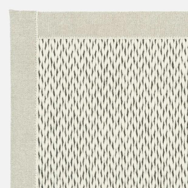 Koberec Saraste, bílo-černý, Rozměry  80x150 cm VM-Carpet