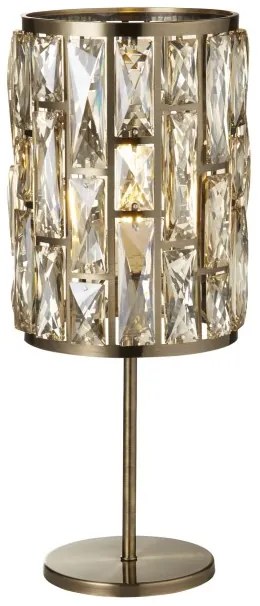Searchlight EU6584AB Stolní lampa glamour BIJOU patina