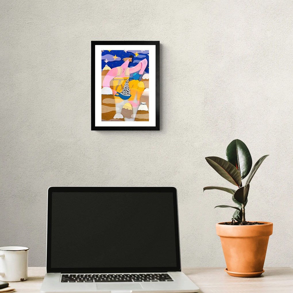 Alexandra Májová | Mountain tea Rám: Černý, Velikost: 40 x 30 cm