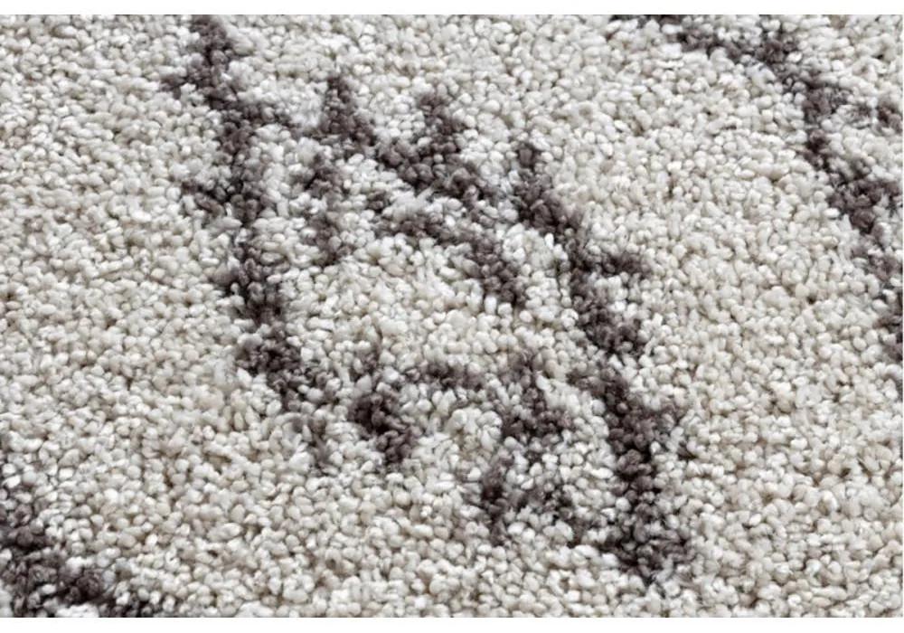 Kusový koberec Shaggy Eza krémový atyp 60x300cm