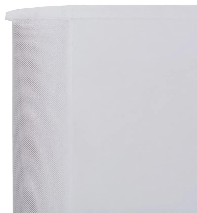 6dílná zástěna proti větru bílá 800 x 80 cm látková - Default Title