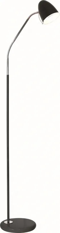 Stojací lampa SANDRIA L1819 SANDY černá E27, 230V, max.15W
