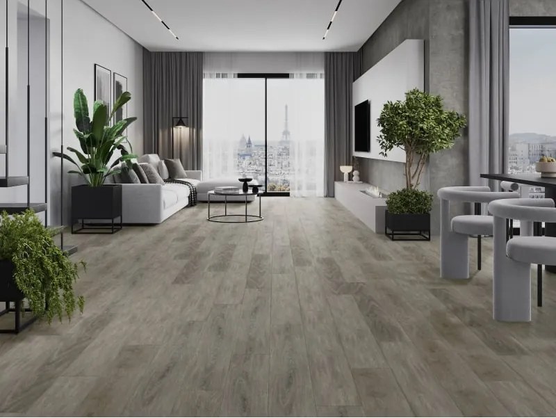 Mexen La Porte vinylové panely 1240 x 182 mm SPC 6,5 mm, podklad IXPE 1,5 mm, 4 V-drážka, Dub - F1026-1240-182-505-4V1-01