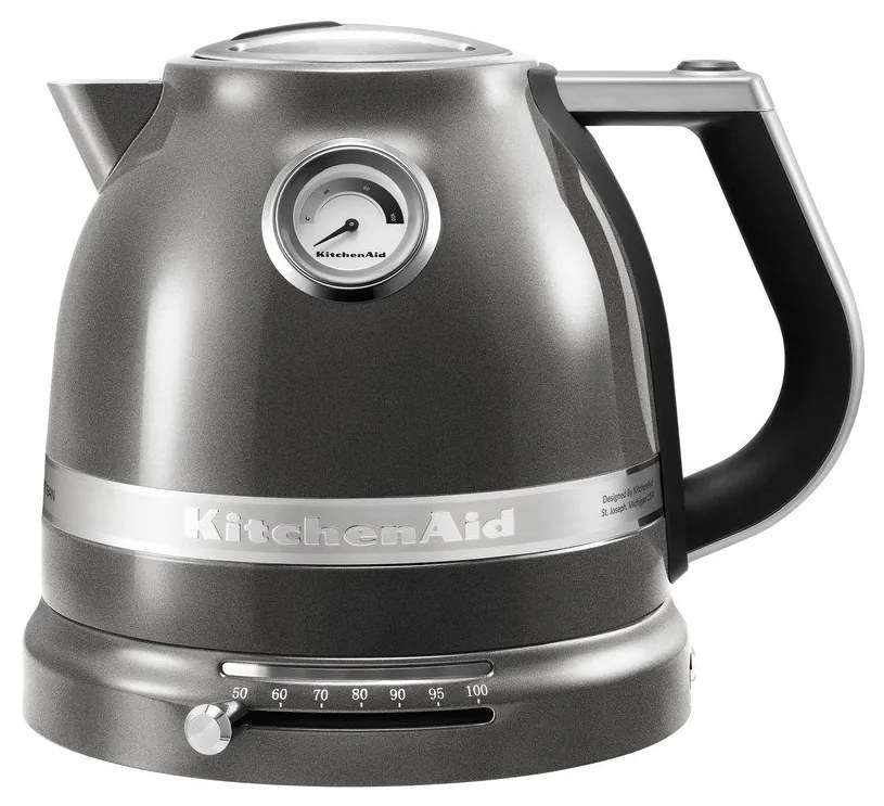 KitchenAid Artisan rychlovarná konvice 1,5 l, stříbřitě šedá, 5KEK1522EMS