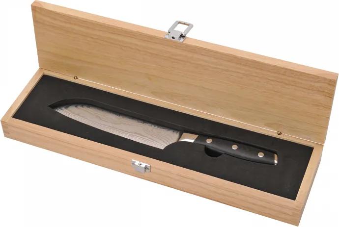 Lunasol - Nůž santoku z damaškové ocele 18 cm – Platinum (128781)