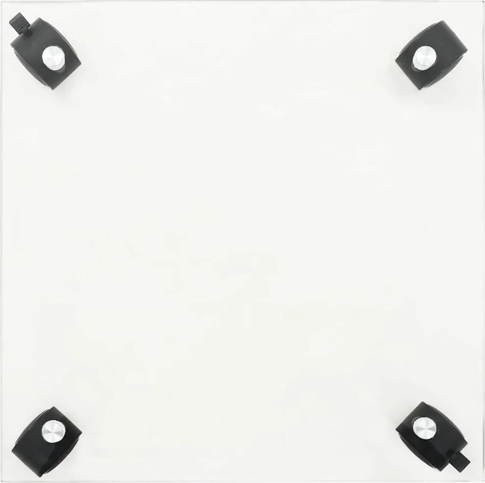 Vozíky na rostliny 4 ks 35 x 35 cm tvrzené sklo čtvercové 3144027