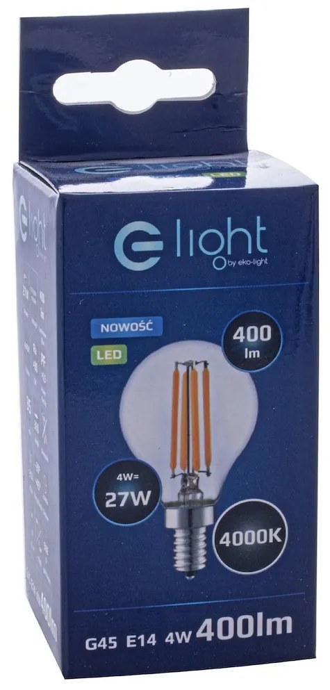 Dekorační LED žárovka E14 neutrální 4000k 4w 400 lm