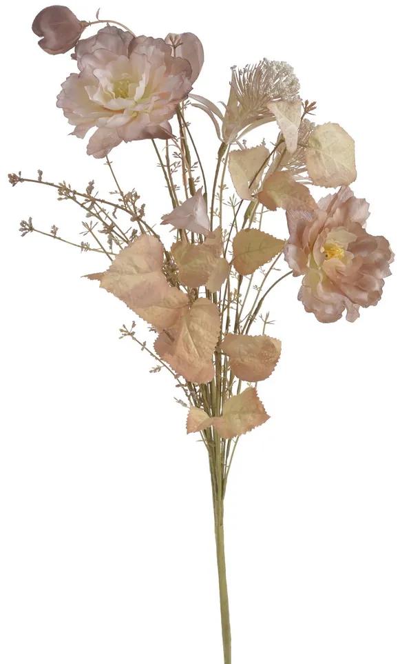 svazek květin 60 cm - fialová vintage