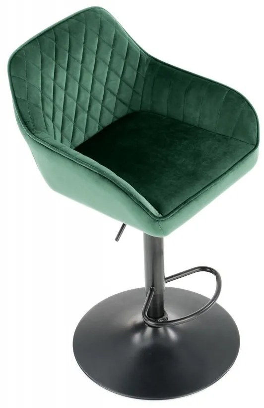 Barová židle H103 Halmar Tmavě zelená