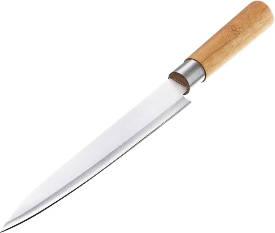 Nůž Unimasa z nerezové oceli a bambusu Unisama, délka 33,5 cm
