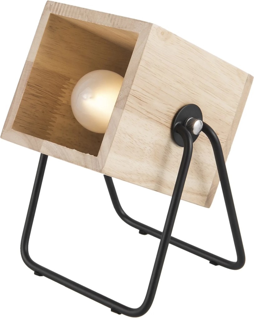 LEITMOTIV Stolní dřevěná lampa Hefty