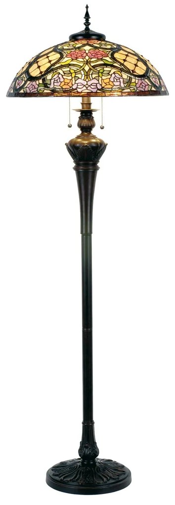 Stojací lampa Tiffany - Ø 55*150 cm 3x E27 / Max 60W