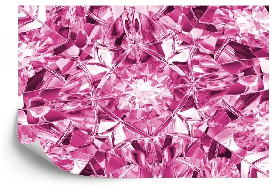 Fototapeta Facety Luxusu V Růžové Hladký vinyl 270x180