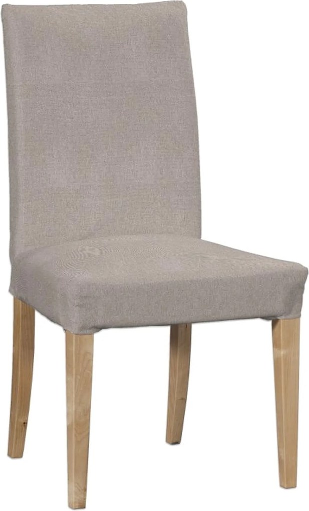 Potah na židli IKEA  Henriksdal, krátký barva béžová látka pletený vzor