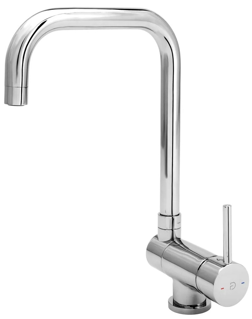 F-Design Avanza, stojánková dřezová baterie pod okno, chrom lesklý, FD1-A14-4-11