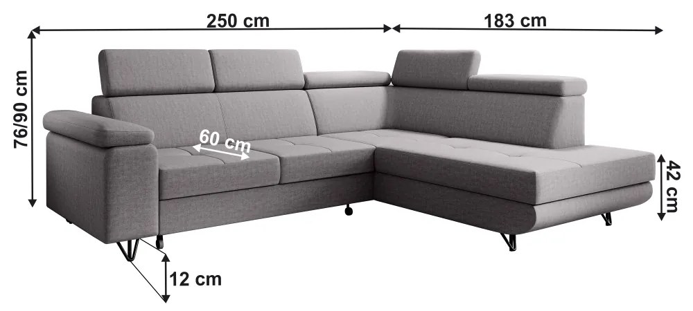 Rozkládací sedací souprava JOGI Tempo Kondela
