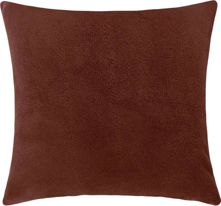 Bellatex Polštářek MIKRO jednobarevný Hnědá 40x40 cm