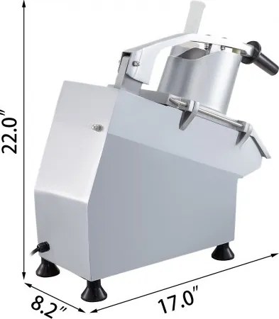 Kráječ zeleniny Komerční kuchyňský robot 6 řezacích kotoučů Procesor zeleniny