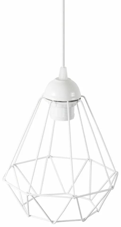 Stolní lampa DIAMENT 2v1 bílá