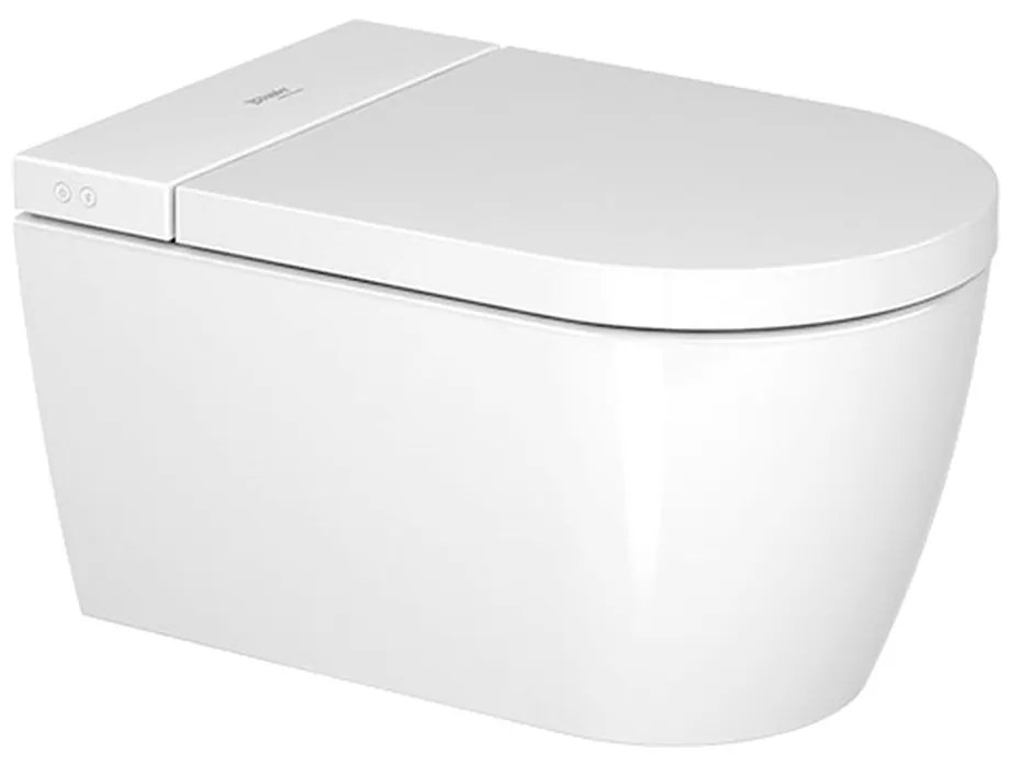 Duravit SensoWash® Starck f Lite Compact - Bidetové sedátko s keramikou, biela 650001012004310