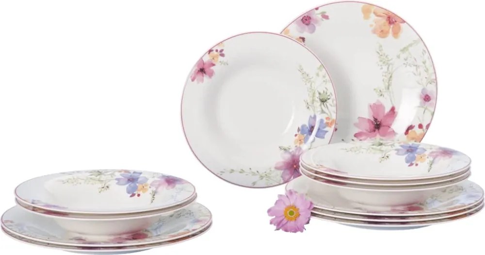 Mariefleur porcelánová jídelní sada 12ks, Villeroy & Boch