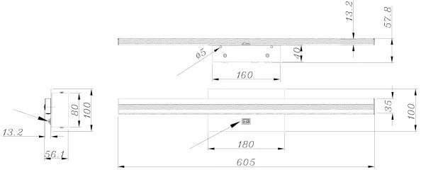 Globo 41499C - LED Koupelnové nástěnné svítidlo VIGGO LED/18W/230V IP44