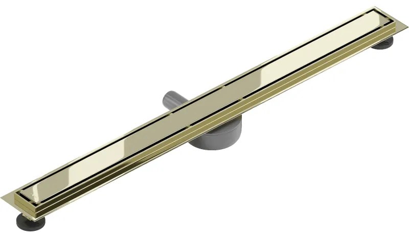 Mexen Flat 360° M13 lineární odtok rotační 2v1 80 cm, Zlatá - 1510080-40