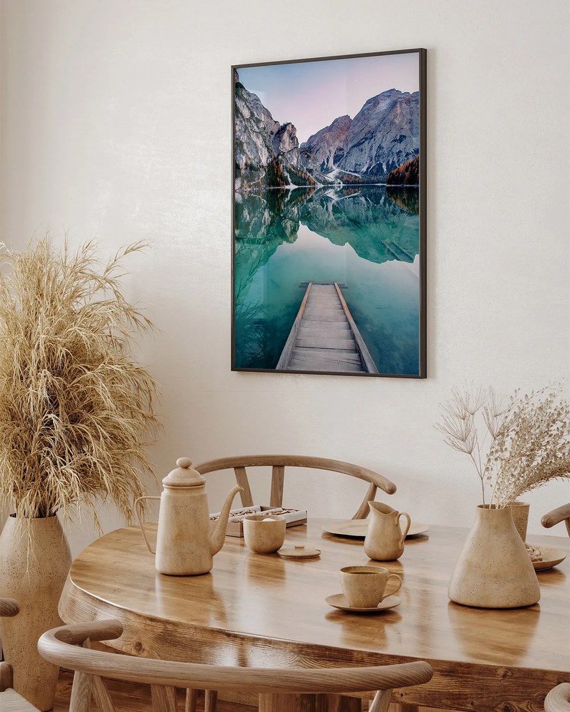 Oboustranný plakát Klidné Jezero / Horské Molo | 30 x 42 cm | DP351305