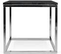 Tone Hone Konferenční stolek Rafel MRAMOR 50 x 50 cm (Černý mramor, chrom)