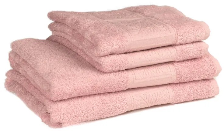 Bambusový ručník / osuška - růžová - Růžová - 50*90 cm