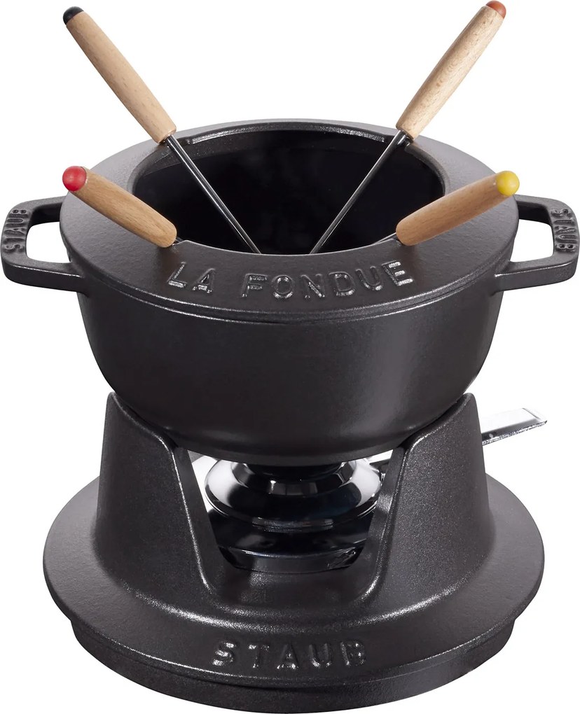 Staub Set na fondue černý Ø 18 cm