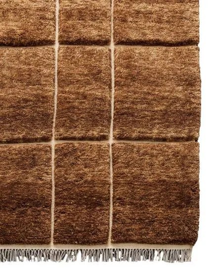 Diamond Carpets India, Ručně vázaný kusový koberec Radiant DE 2269 Multi Colour, 140x200, hnědá, ložnice