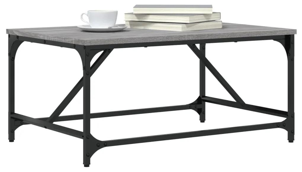 Konferenční stolek šedý sonoma 75 x 50 x 35 cm kompozitní dřevo - Default Title