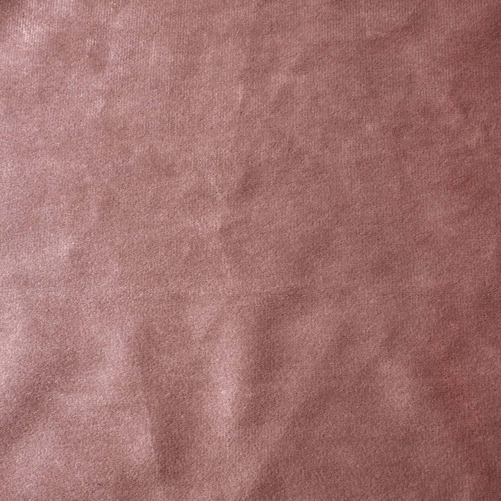 ZATEMŇOVACÍ ZÁVĚS NA KROUŽCÍCH ROSA 140X250 CM TMAVĚŘŮŽOVÁ