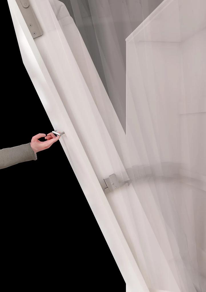 Lenart Výklopná postel Concept Pro CP-03p (90) - bílý lesk