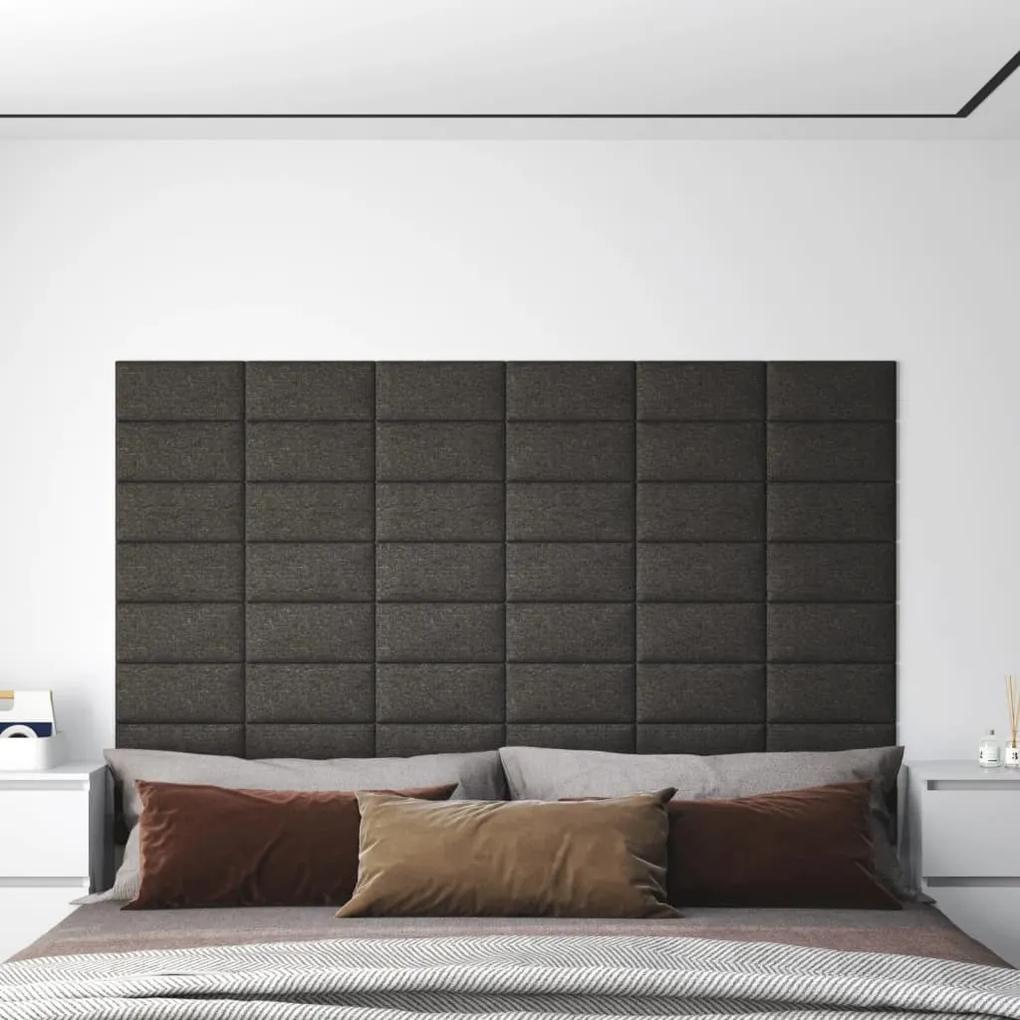 vidaXL Nástěnné panely 12 ks 30 x 15 cm textil 0,54 m² [343763] Barva: Fialová