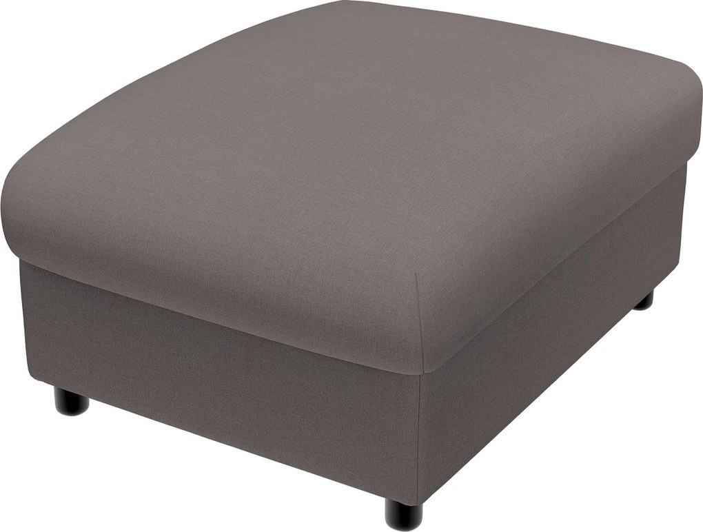 Potah na podnožku Vimle barva hnědá látka sametová