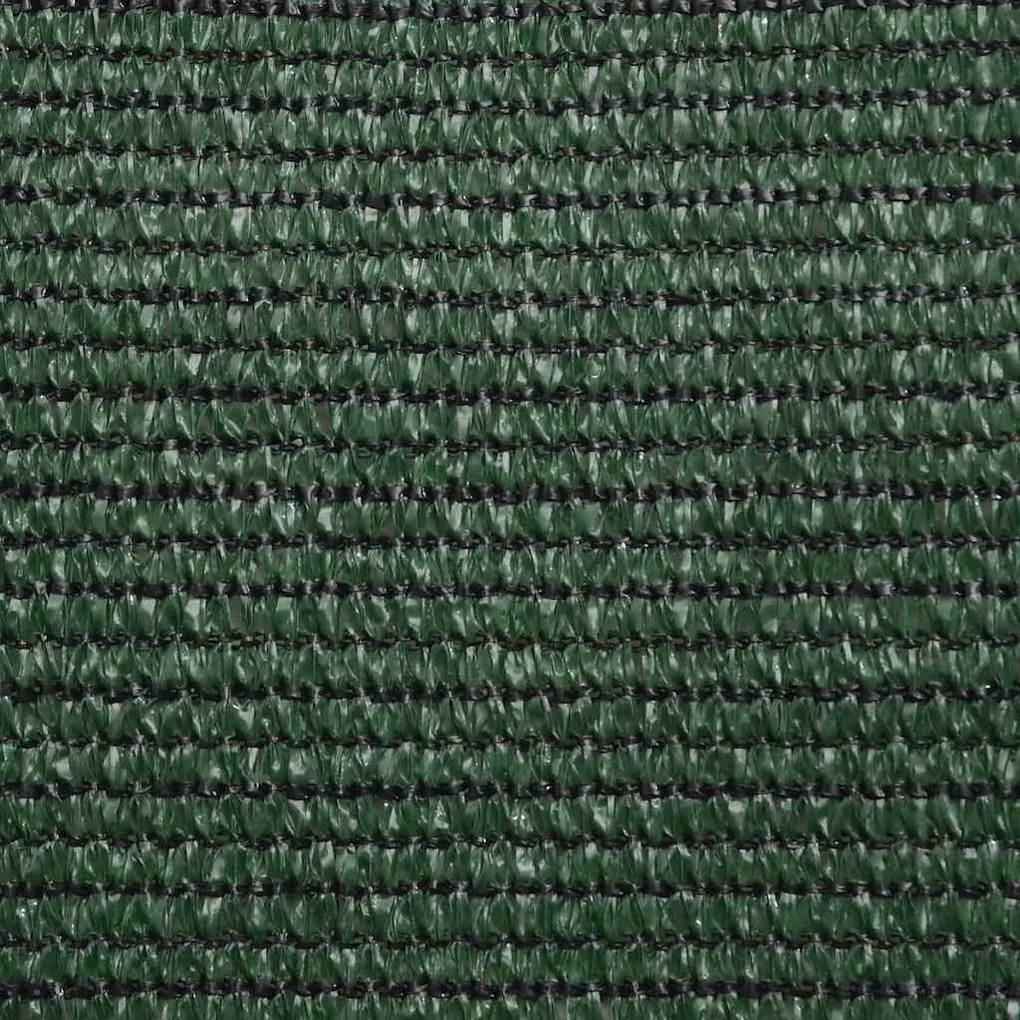 Plachta proti slunci 160 g/m² tmavě zelená 5 x 5 x 5 m HDPE 311482