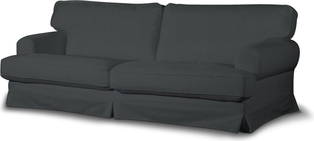 Potah na pohovku IKEA Ekeskog rozkládací barva šedá látka sametová