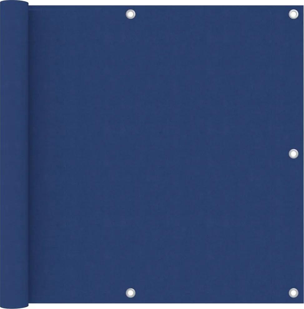 vidaXL Balkonová zástěna 90 x 500 cm 100% polyester oxford [134870] Barva: Modrá