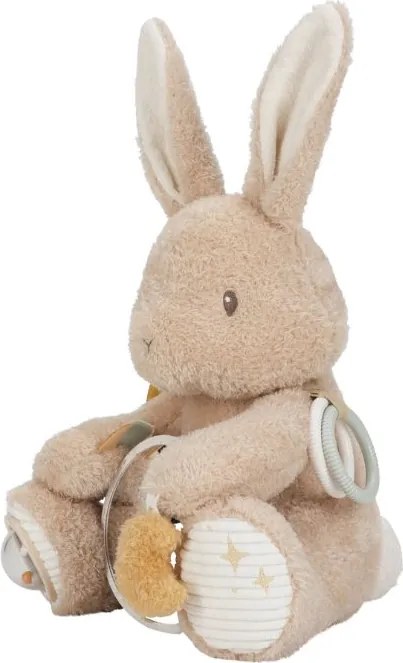 Little Dutch Králíček plyšový s aktivitami Newborn Naturals