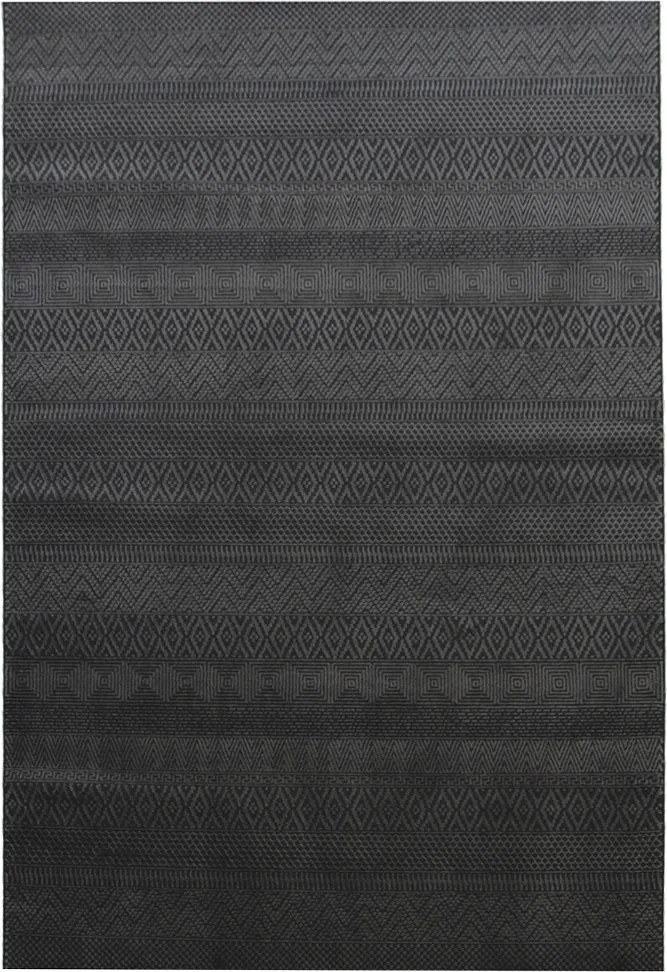 BE Koberec Zurich 1901 DARK GREY - šedý obdélníkový Rozměr: 60x100 cm