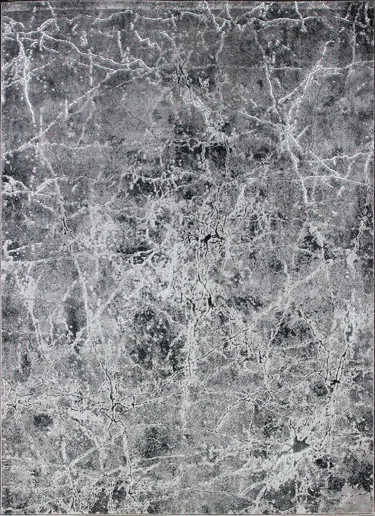 BE Koberec Elite 4355 GREY - šedý obdélníkový Rozměr: 60x100 cm