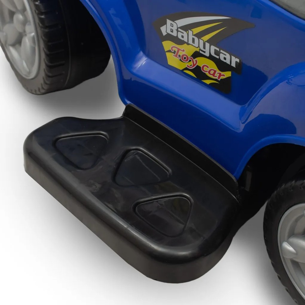 Dětské odrážedlo s vodící tyčí 3v1 Baby Mix Mega Car modré