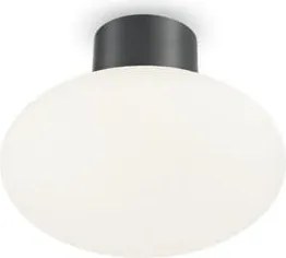 ILUX 148861 Venkovní stropní přisazená základna Ideal Lux Clio MPL1 Antracite 148861 E27 1x60W IP44 9cm antracitová - IDEALLUX