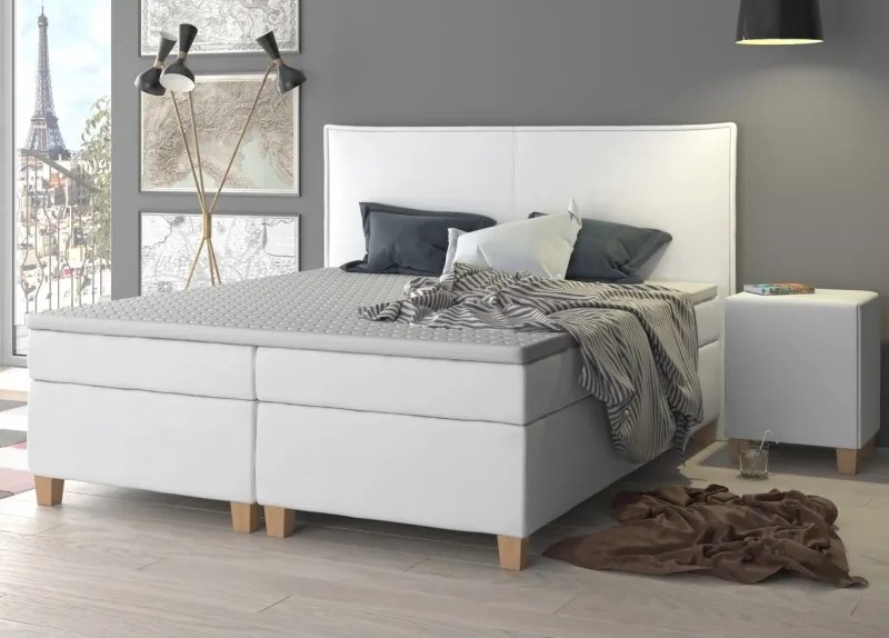 Postel boxspring Ondra 180x200 volitelná výška ložné plochy