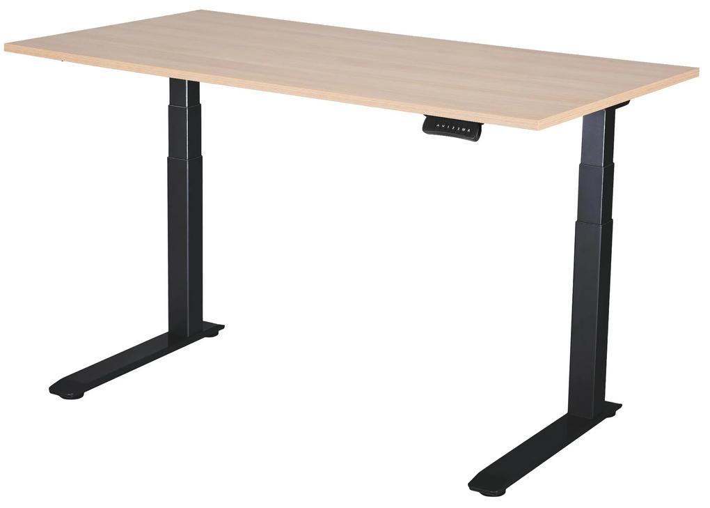 Výškově nastavitelný stůl Liftor 3segmentový premium C   deska 1600 x 800 x 25 mm dub sorano