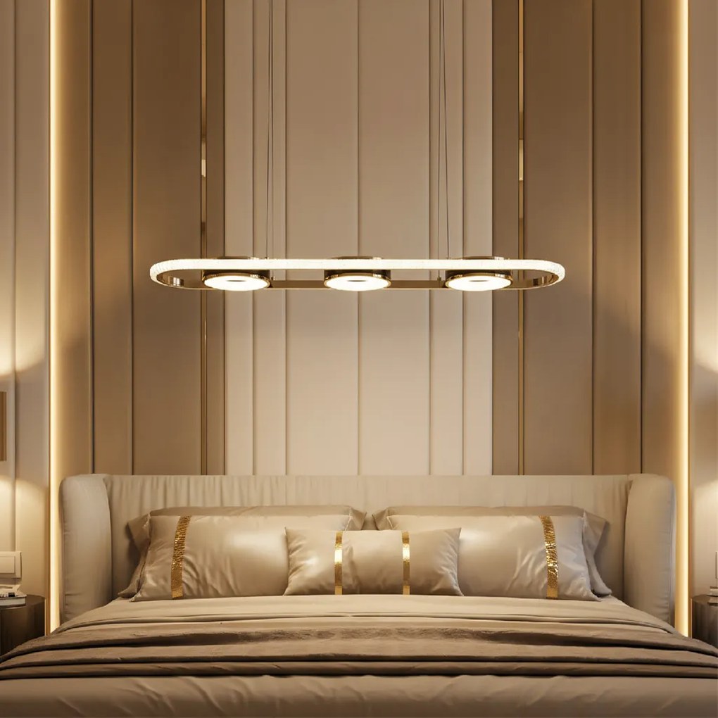 Toolight Rea, Stropní svítidlo G135-CP GOLD, OSW-02611