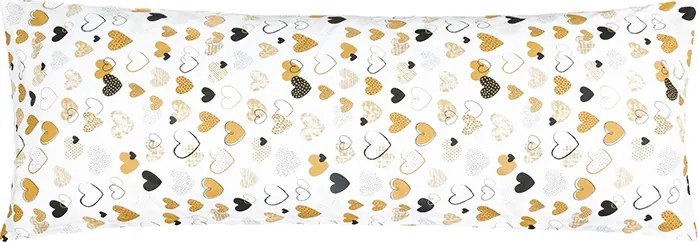 Bellatex POVLAK na relaxační polštář Oranžová,Černá 50x145 cm